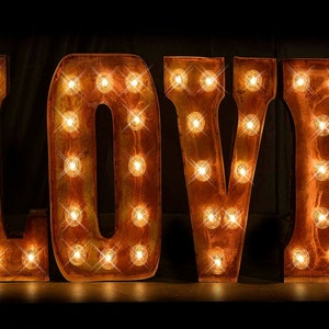 Love Marquee Package, Marquee Light, Carnival Letter, Wedding Sign ...