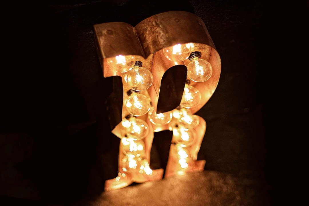 Big Time Tennessee Font Marquee Letter, Lighted Metal MARQUEE SIGN ...