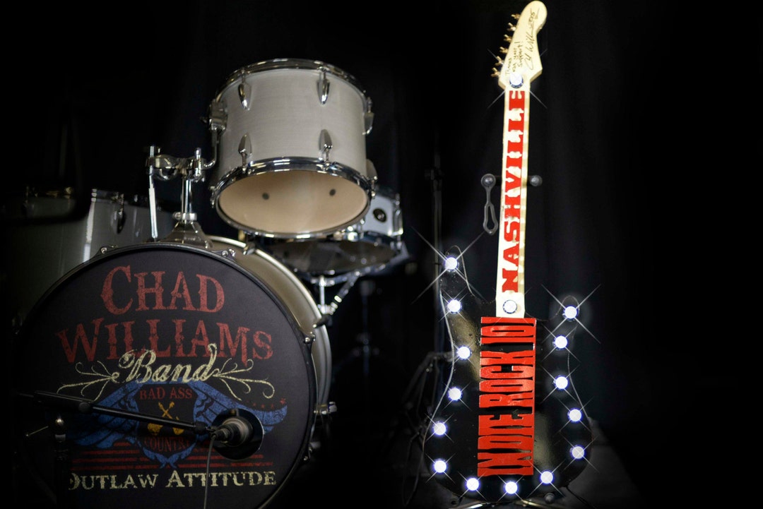 Custom Marquee Guitar Sign Award, Custom Signs, LIGHTED METAL Marquee ...