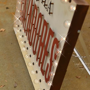 Custom Marquee Sign, Custom Sign, Your Logo Inspired Lighted Metal ...