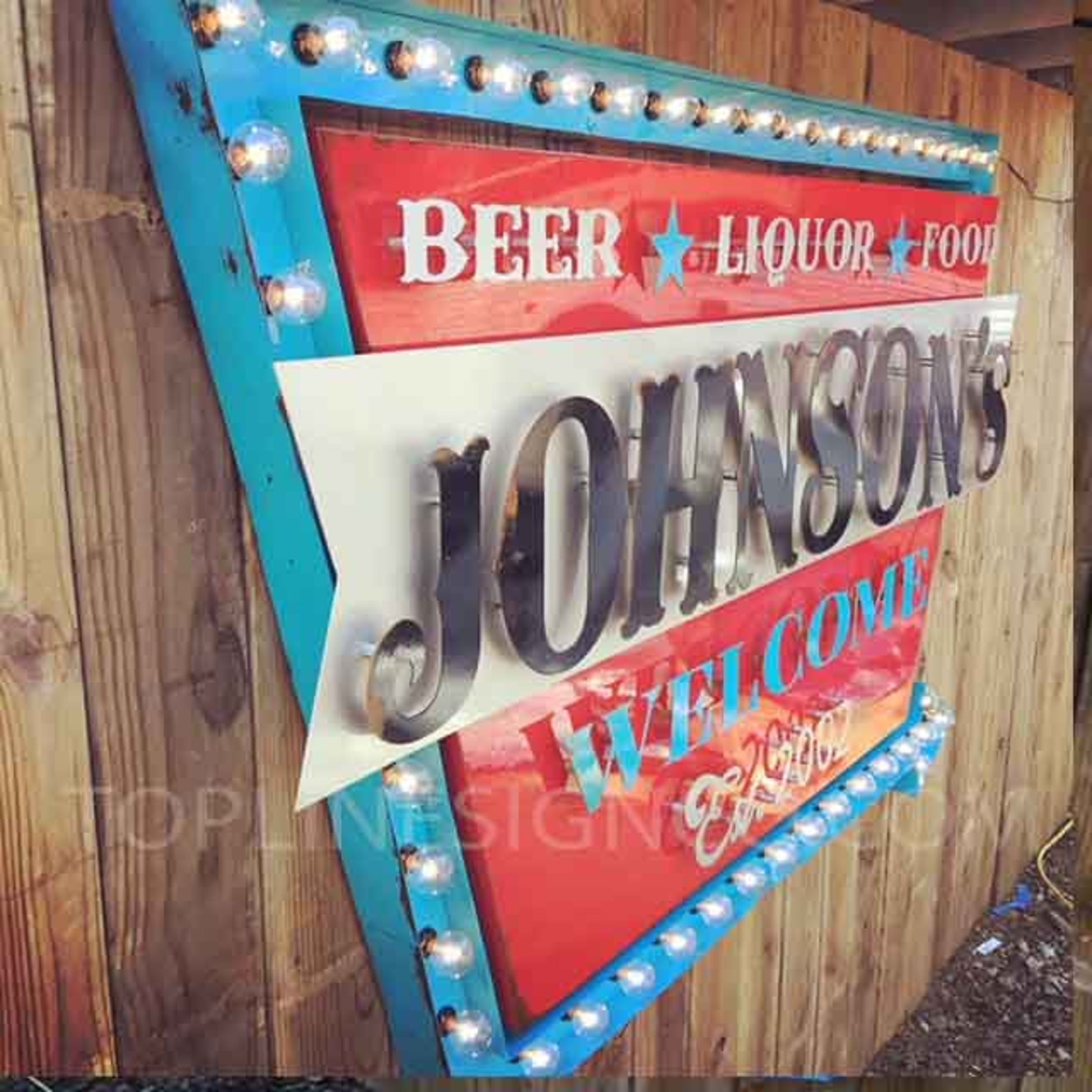 Logo Signs Custom Marquee Sign Custom Signs Business Sign - Etsy