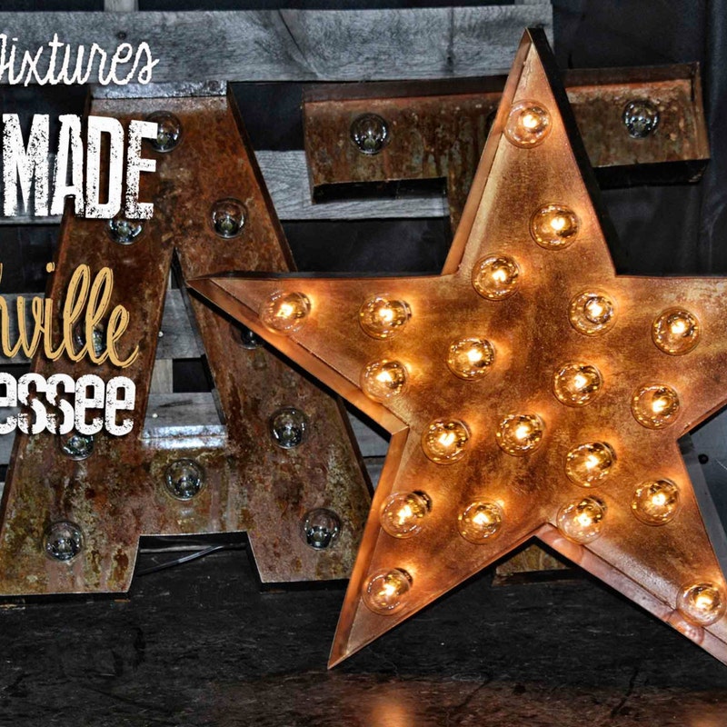 Lighted Marquee Sign - Etsy