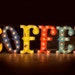Coffee Marquee Sign, Marquee Light, Marquee Letter, Carnival Letter ...
