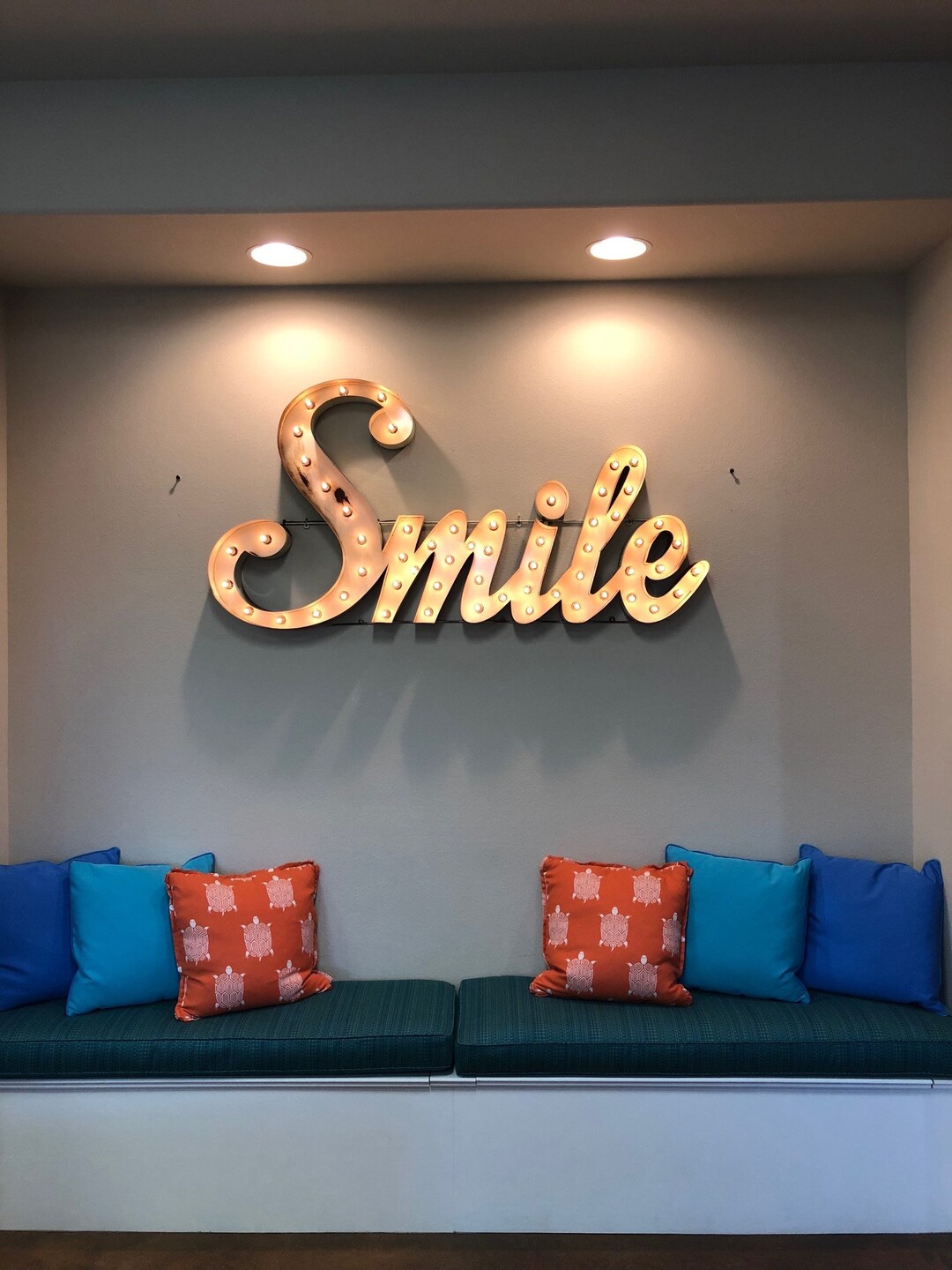 Custom Signs, SMILE Sign, Dentist Sign, Marquee Sign, Custom Signs ...