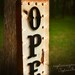 Open Sign, Vintage Style Vertical Marquee Open Sign, Lighted Metal ...