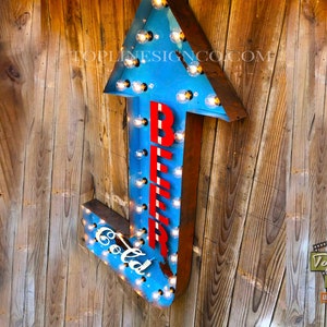 Beer Arrow Sign, Beer Sign, Custom Signs, Neon Signs, Custom Logos ...