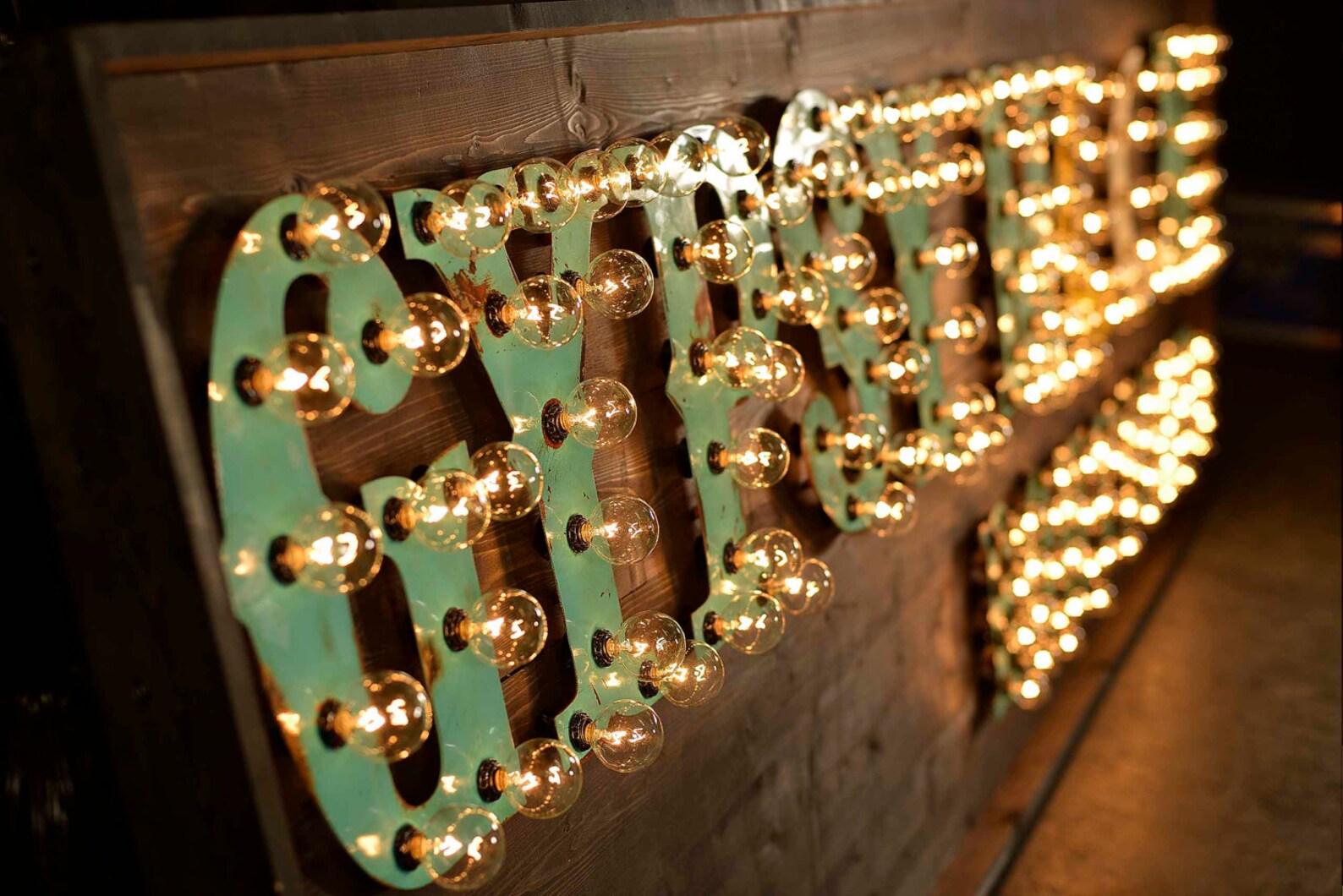 Custom Marquee Sign 3.5'x10' Custom Signs LIGHTED - Etsy