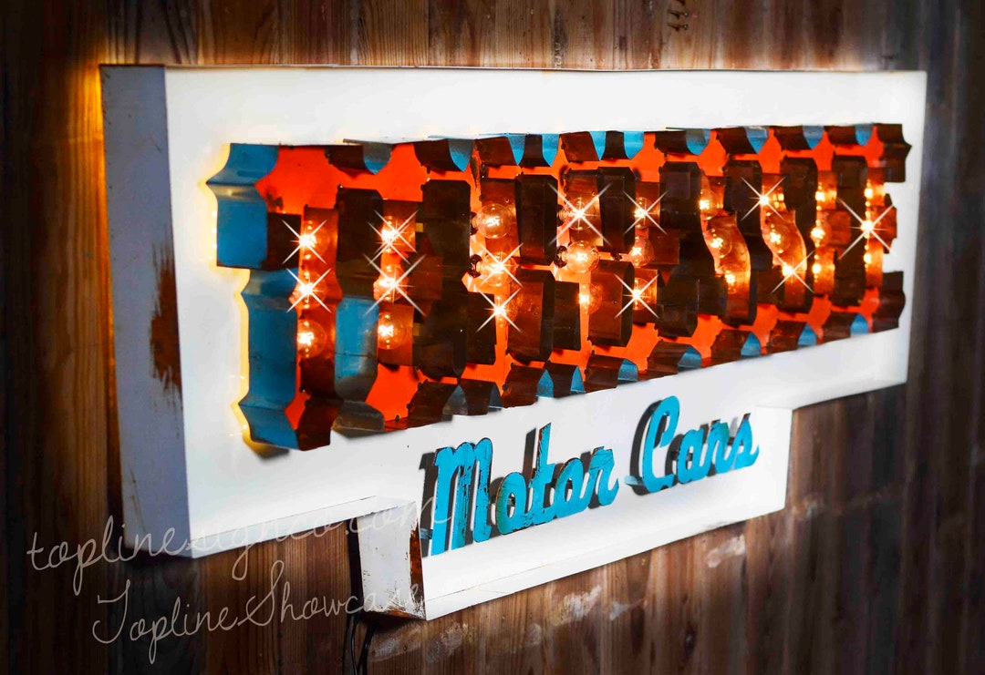 Custom Signs, Custom Logo Marquee Sign, Logo Lighted Metal MARQUEE SIGN ...