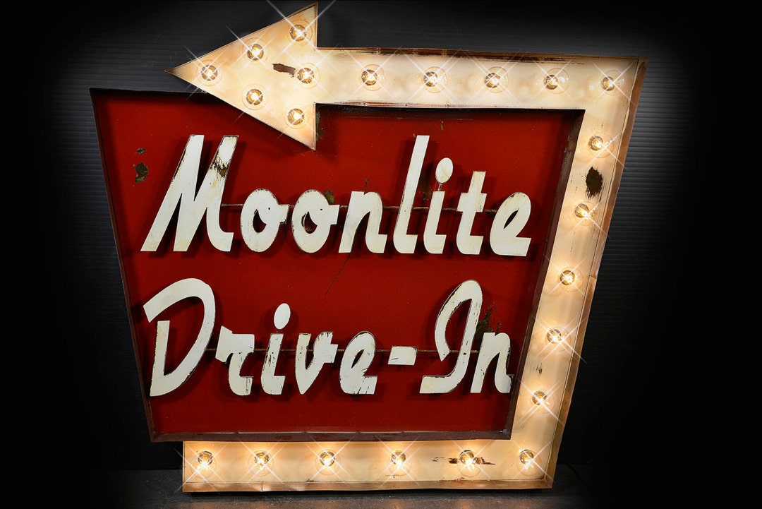Motel Marquee, Customizable Vintage Style Marquee Motel Sign, Vintage ...