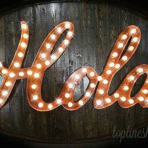 Custom Reserved Listing Marquee Sign 3.5'x6', Custom Signs, Business ...