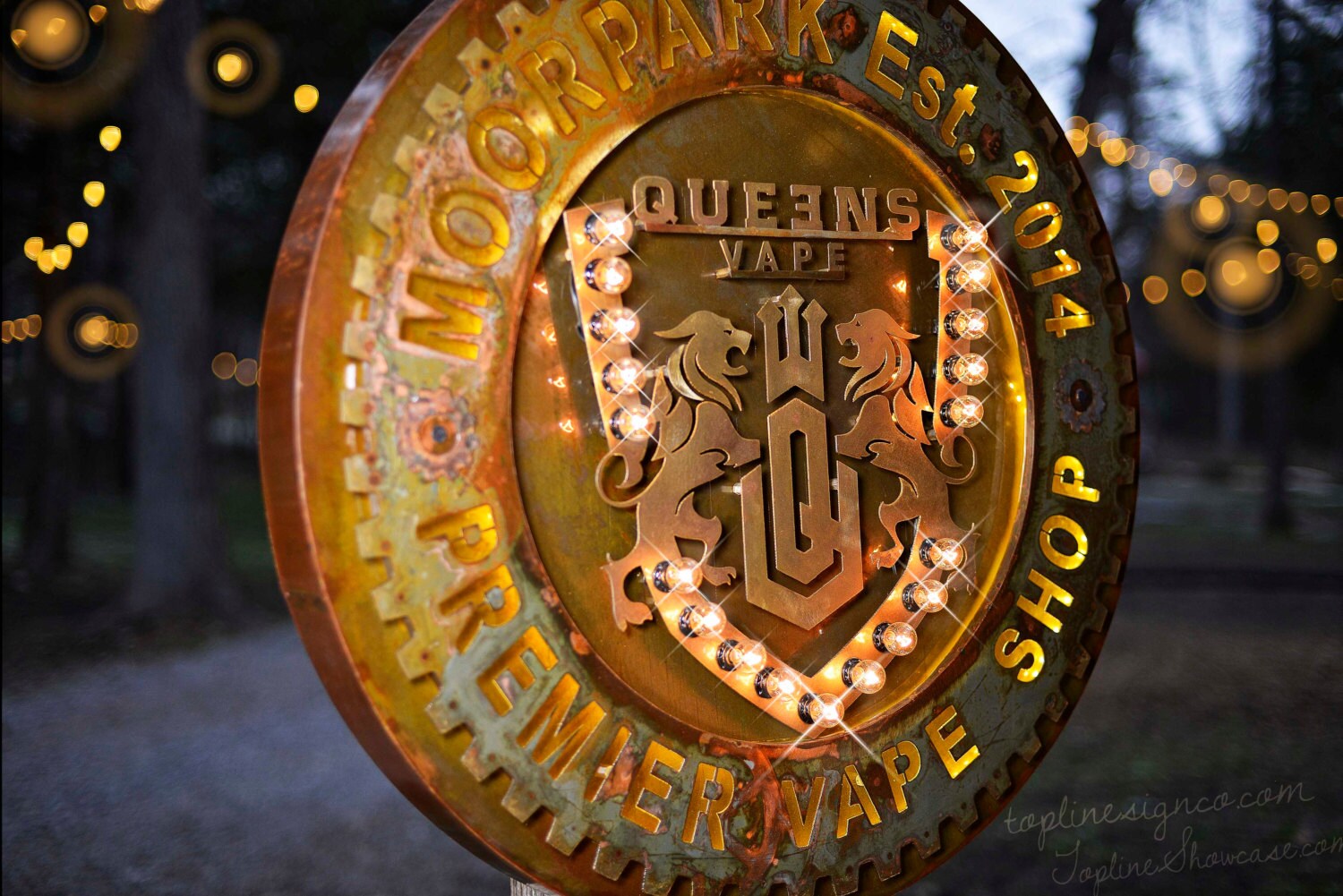 Neon Signs neon Metal Marquee Sign Your Logo Inspired Metal | Etsy