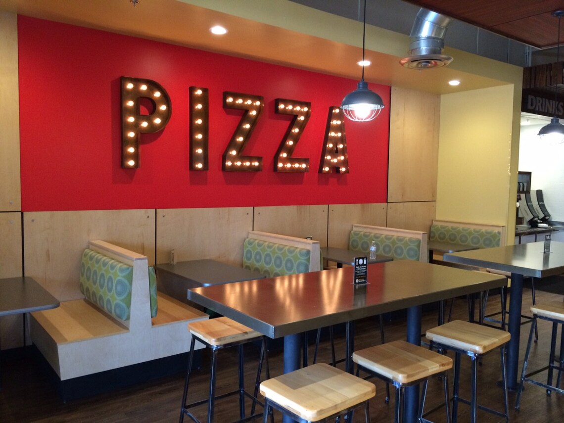 Custom Pizza Signs, Custom Signs, PIZZA Marquee Sign, Marquee Letter ...