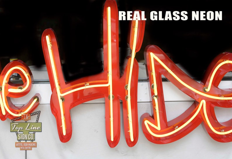 Neon Neon Signs Real Neon Glass Neon Custom Signs Marquee | Etsy