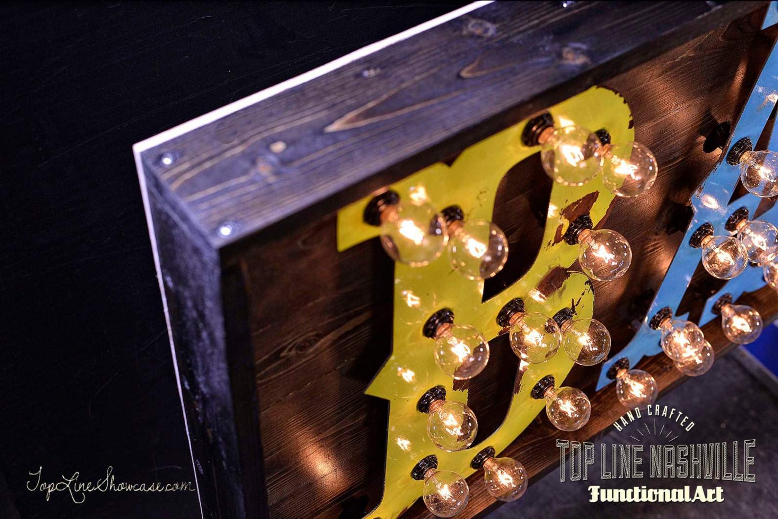 Custom Marquee Sign 2'x8' Custom Signs LIGHTED METAL - Etsy