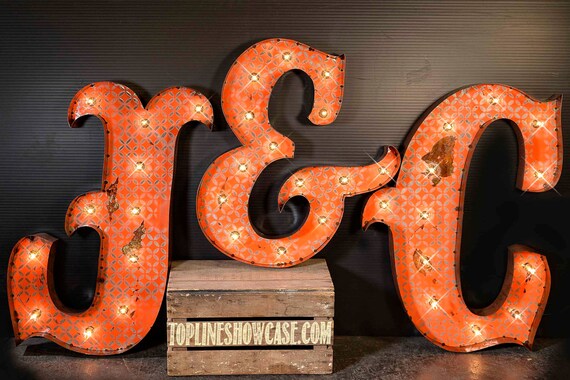 Custom Signs Marquee Letter Marquee Light Carnival Letter - Etsy