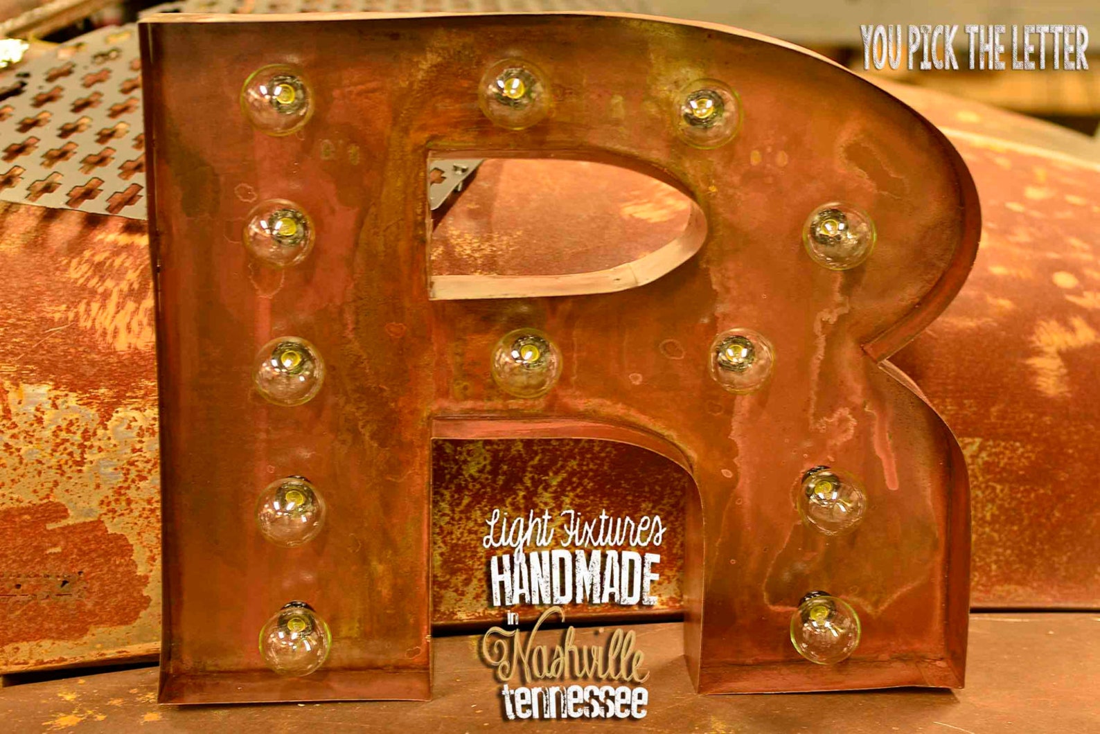 Marquee Letter Neon Signs Neon Marquee Letter Fixture: | Etsy