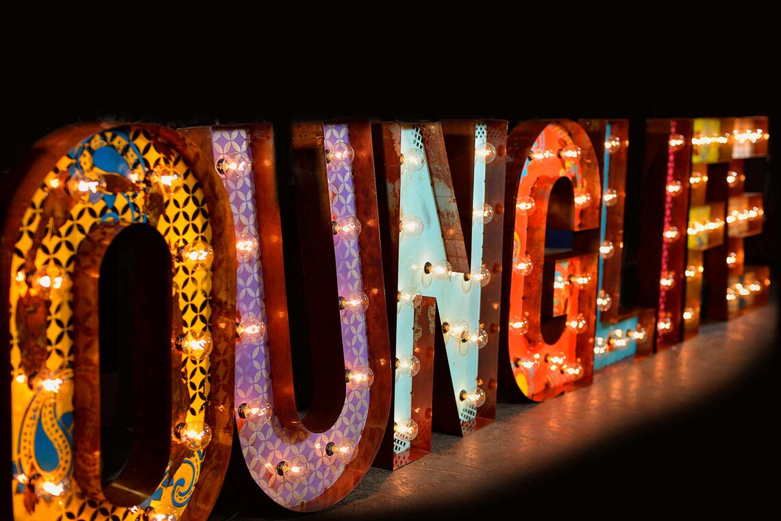 Marquee Letter Lighted Metal MARQUEE SIGN Marquee Light - Etsy