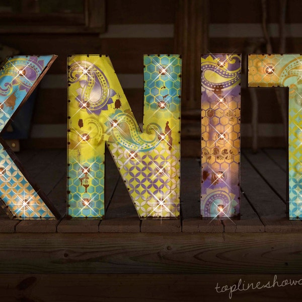 Knit Letter Font - Etsy
