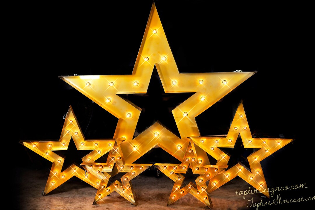 Custom Signs, Neon Signs, Neon, Marquee Star, Marquee Letter, Lighted ...