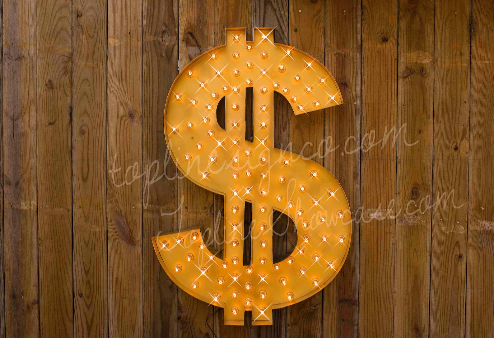 Ballers Dollar Sign, Marquee Dollar Sign, Lighted Metal MARQUEE DOLLAR ...