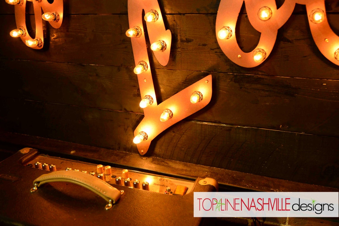 Marquee Sign Marquee Letter Custom Signs LIGHTED METAL - Etsy