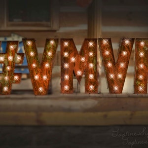 Marquee Letters , 5 Letter Package, Marquee Letter, Marquee Light ...