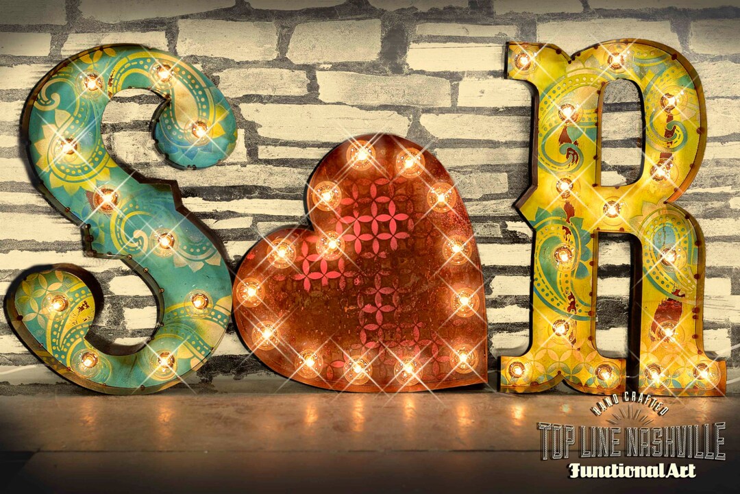 Marquee Sign Package, Marquee Letter, Marquee Light, Carnival Letter ...