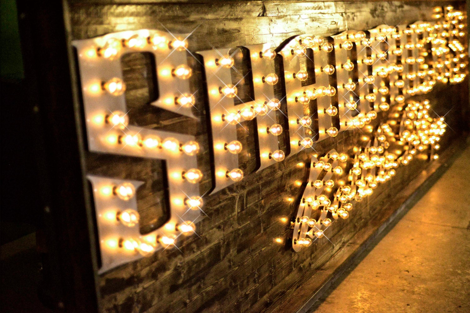 Custom Reserved Listing Marquee Sign 8'x20' Custom - Etsy