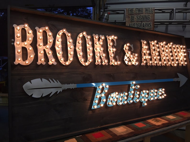 Custom Marquee Sign Custom Signs Business Sign Venue Sign - Etsy