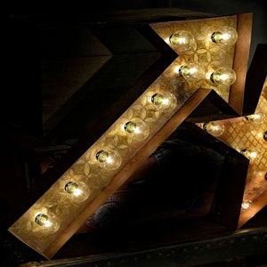 Custom Signs, Marquee Arrow, Marquee Sign, Marquee Arrow, Lighted ...