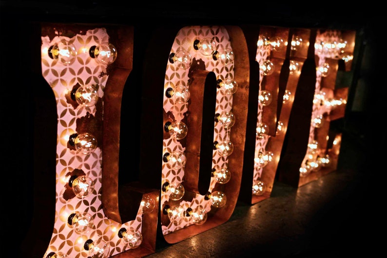 Love Marquee Package Marquee Light Carnival Letter Wedding | Etsy