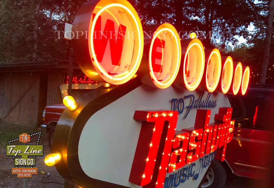 Nashville Sign, Neon Signs, Custom Signs, Marquee Signs, Nashville Neon ...