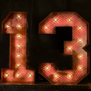 Neon Signs, Neon, Marquee Letter, Marquee Number, MARQUEE SIGN, Marquee ...