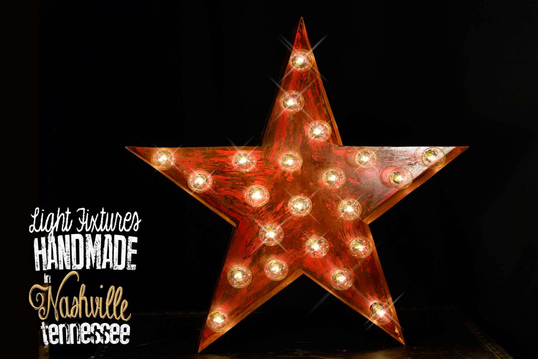 Neon Signs, Neon, MARQUEE Star Sign, Marquee Light, Marquee Letter ...