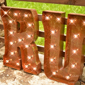 Rum Letter Package, Marquee Sign, Bar Sign, Lighted Metal MARQUEE SIGN ...