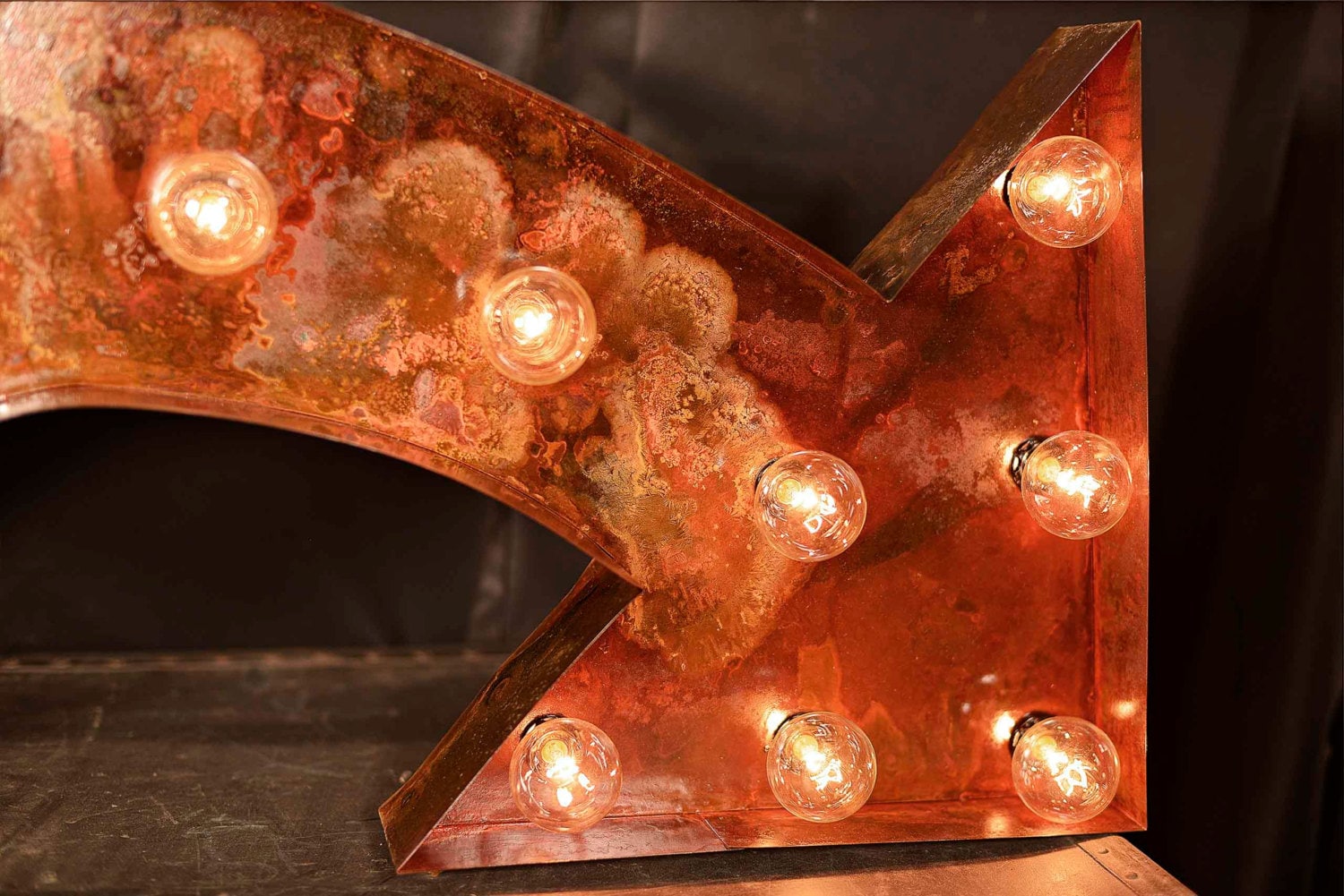 Marquee Arrow Marquee Sign Marquee Arrow Lighted Metal - Etsy