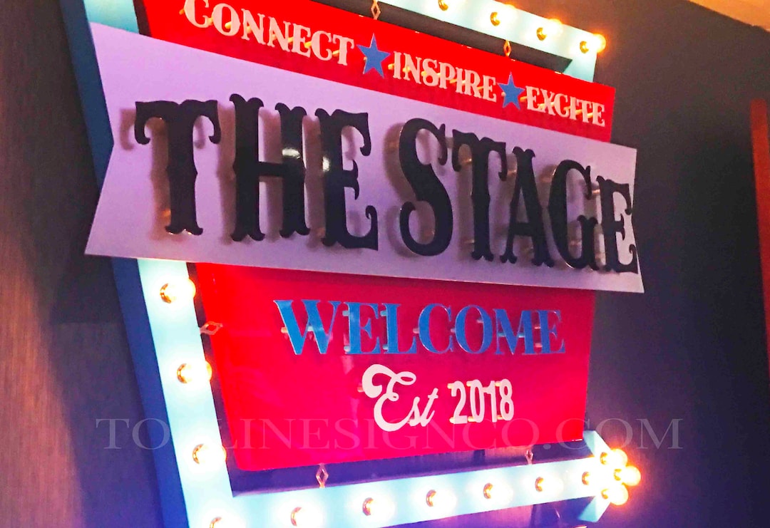 Logo Signs, Custom Marquee Sign, Custom Signs, Business Sign, Venue ...