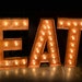 36 Eat Letter Eat Sign Cafe Sign Lighted Metal - Etsy