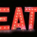 Neon Signs Neon Eat Letter Eat Sign Cafe Sign MARQUEE | Etsy
