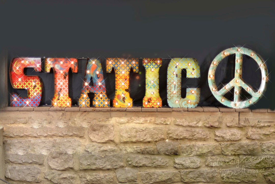 Marquee Signs, Marquee Letter, Marquee Letters, Vintage Style Sign, Six ...