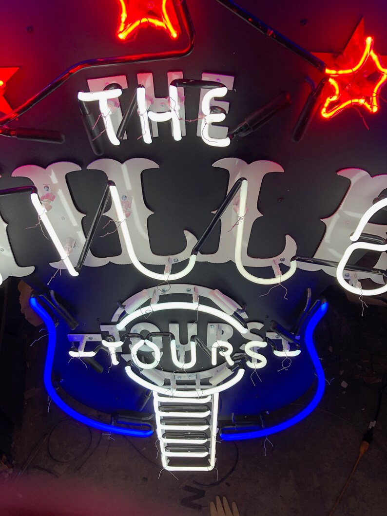 Neon Neon Signs Real Neon Custom Signs Custom Neon Guitar | Etsy