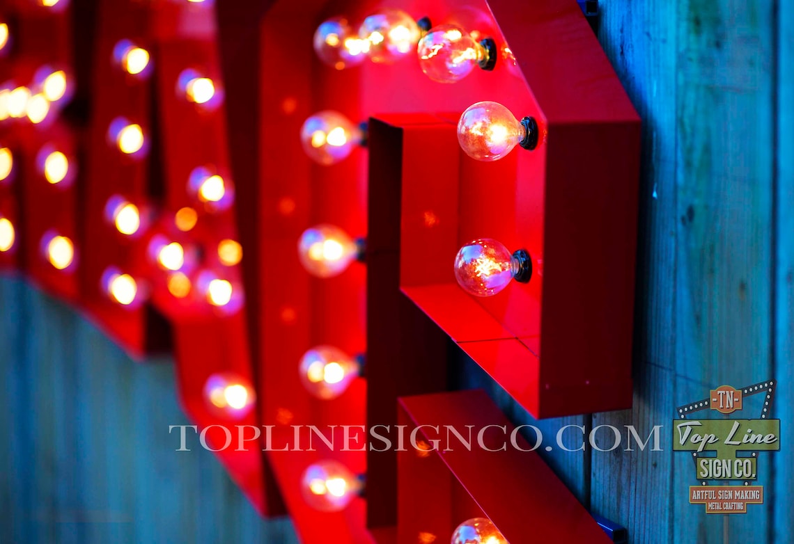 Logo Signs, Neon Signs, Custom Marquee Sign, Custom Signs, Restaurant ...