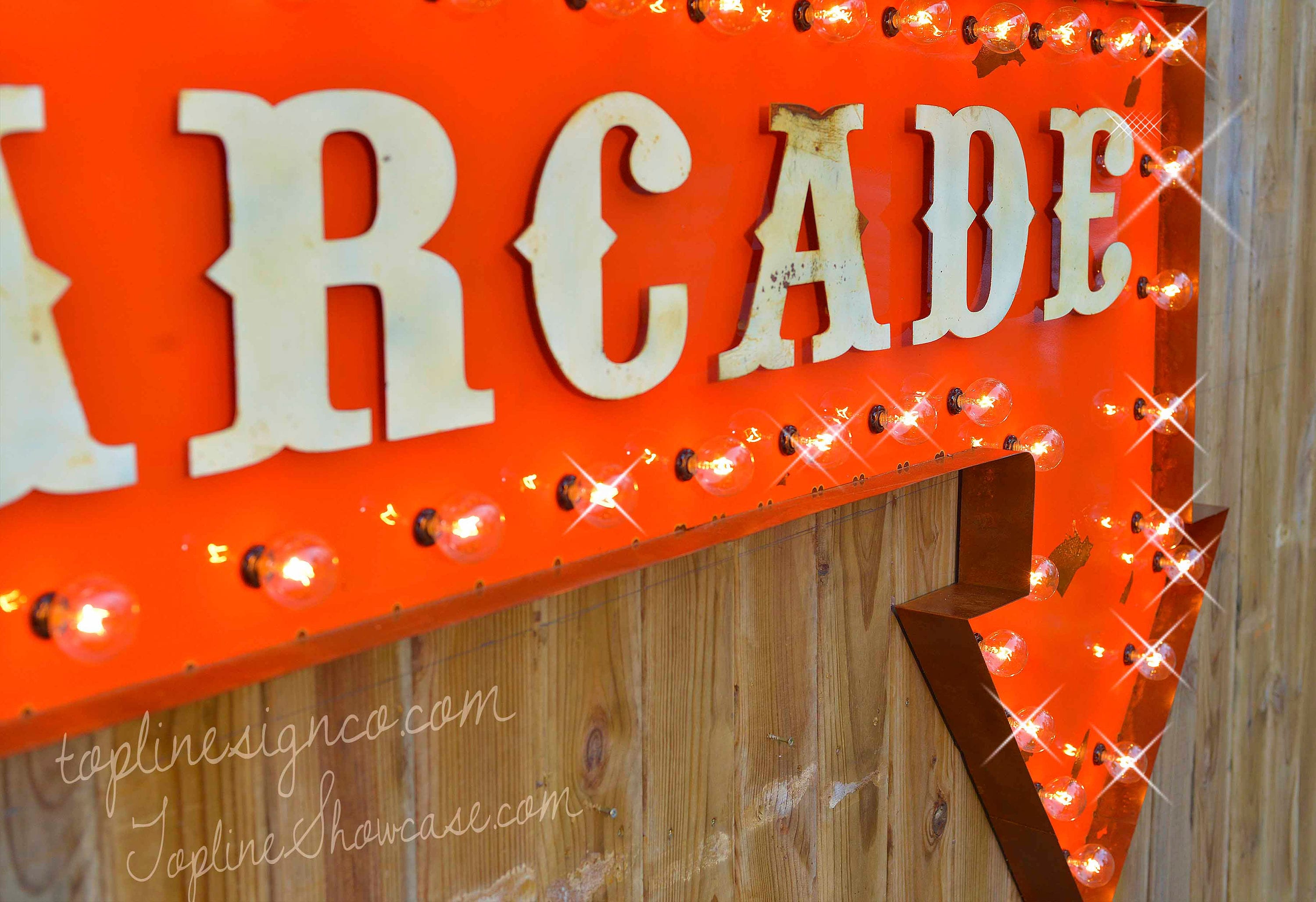 Vintage Lighted Arrow Sign