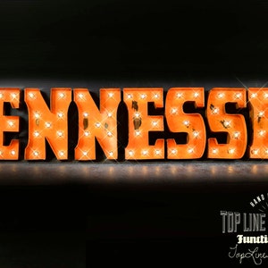 9 Letter Package Marquee Letter, Tennessee Vols MARQUEE SIGN Package ...