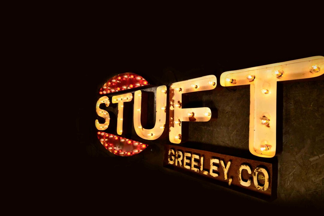 Custom Marquee Sign, Custom Signs, LIGHTED METAL Marquee SIGN, Business ...