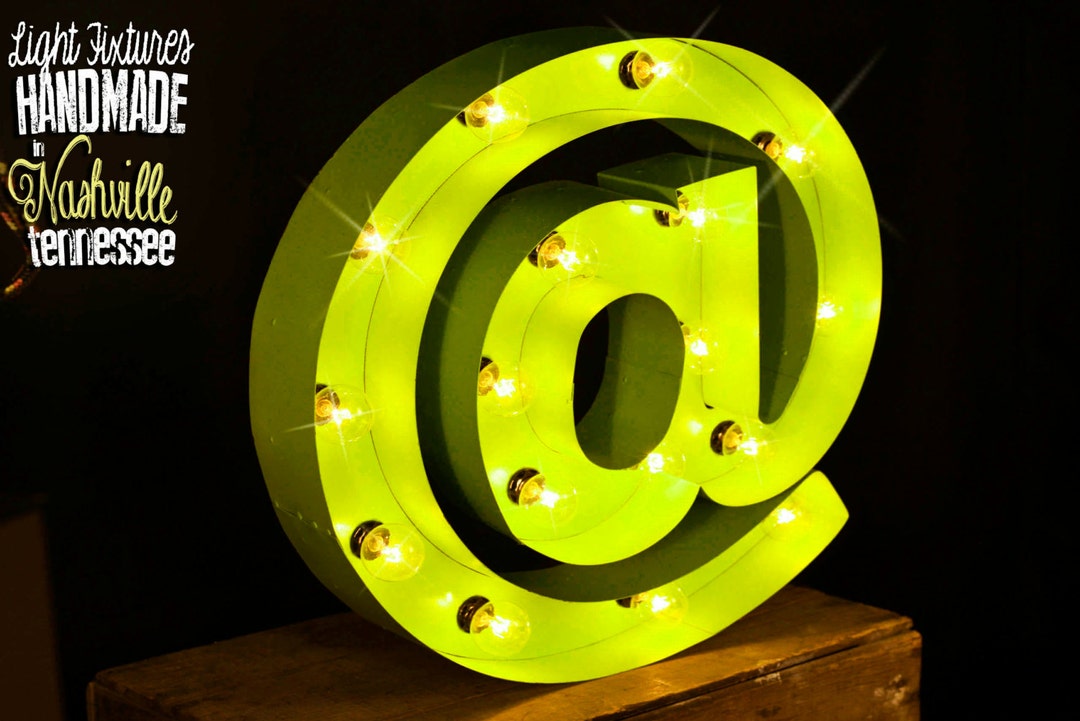 Neon Signs, Neon, Lighted Metal MARQUEE SIGN Marquee Light Marquee ...