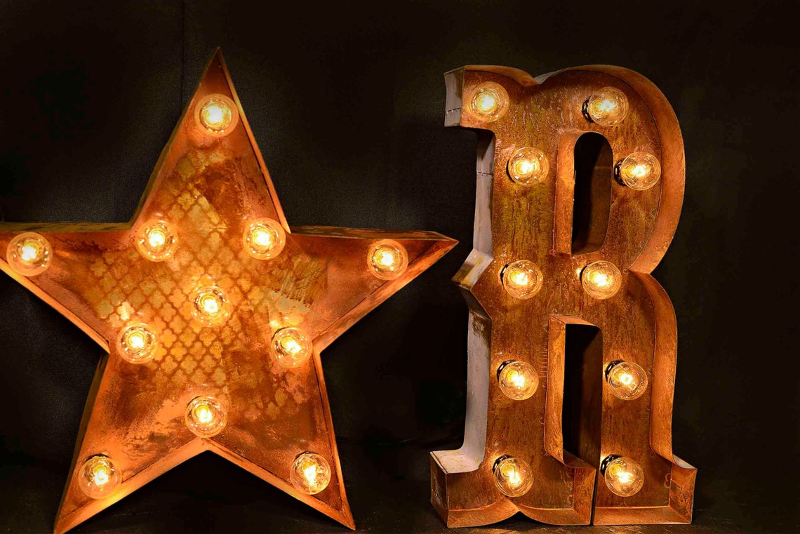 Neon Signs Neon Marquee Letter Marquee Light Carnival - Etsy