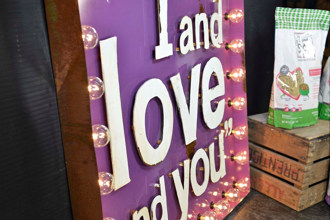 Custom Logo Vintage Style Marquee Sign Custom Metal Marquee | Etsy