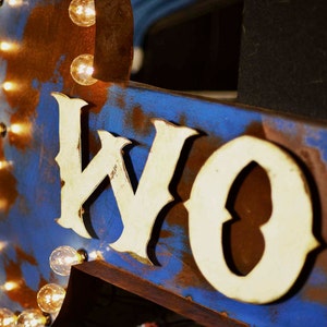 Custom Signs, Dog Bone Metal MARQUEE SIGN Marquee Light Marquee Letter ...