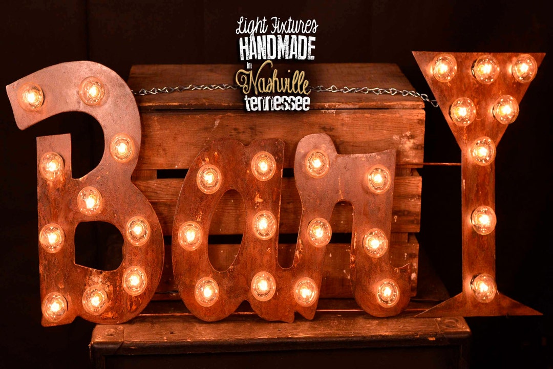 Custom Signs, Marquee Letter, Marquee Sign, Lighted Metal MARQUEE SIGN ...